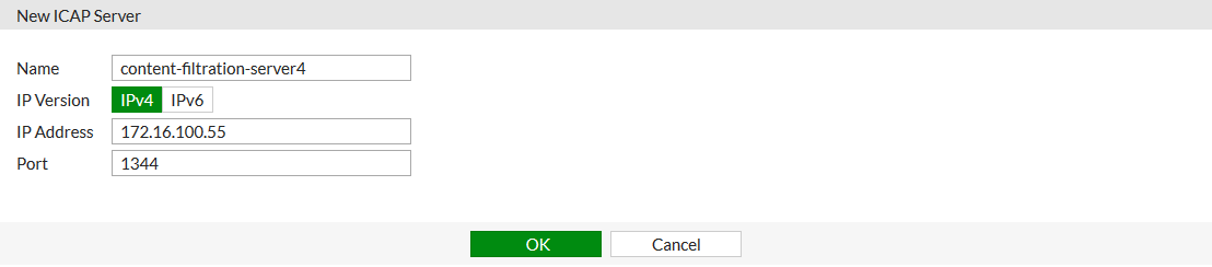 ICAP configuration example | FortiGate / FortiOS 7.0.0 | Fortinet ...